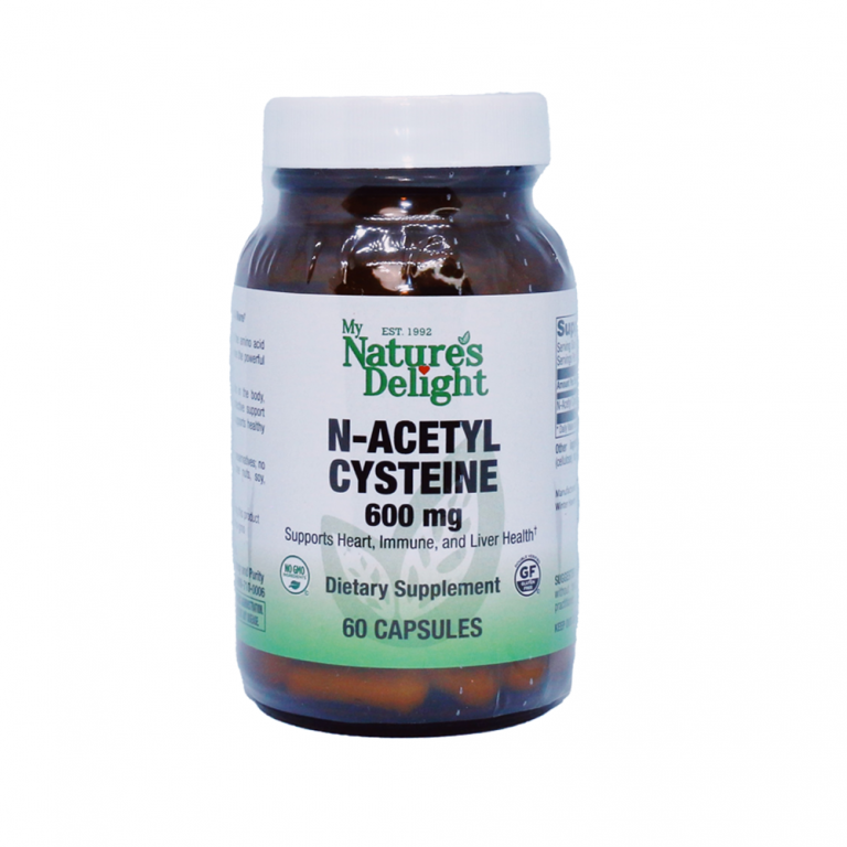 N-Acetyl Cysteine 600 mg - 60 Caps - My Natures Delight