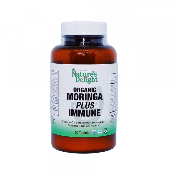Organic Moringa Plus Immune - 60 Tabs - My Natures Delight