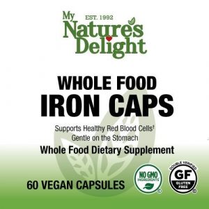 Iron Veg Caps - Whole Food Essentials | My Nature's Delight