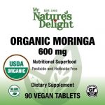 Organic Moringa - 90 Vegan Tabs | My Nature's Delight